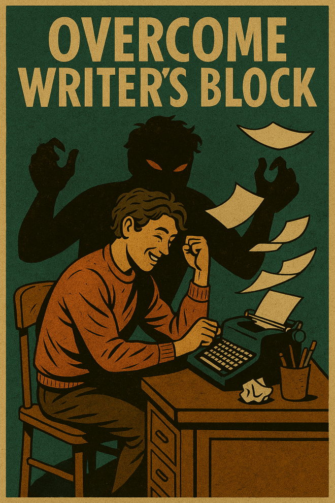 Overcome WRITERS BLOCK – AIwritingLife.com